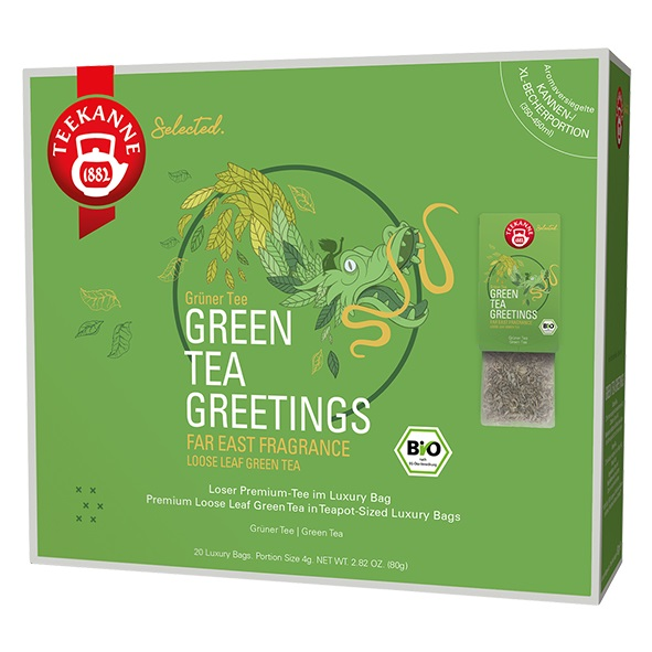 Teekanne BIO Luxury Bag Green Tea Greetings | | LUMO PLUS